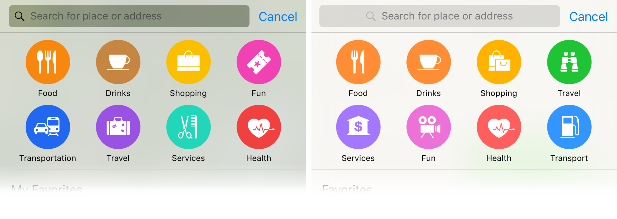 Revisiting the iconography of Apple Maps - Mercury Blog