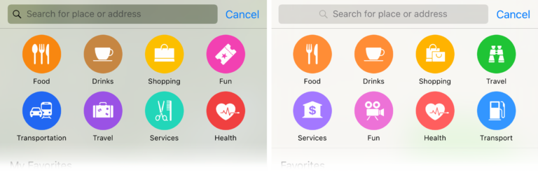 Revisiting the iconography of Apple Maps - Mercury Blog